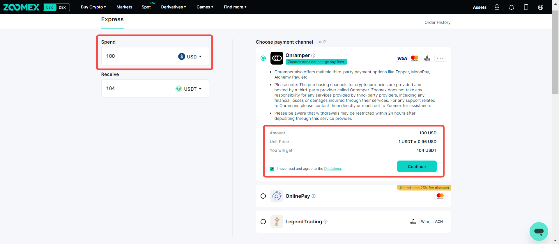 How to Make a Deposit to Your Zoomex account – ZOOMEX