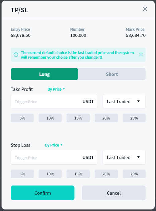 Comment configurer et modifier votre TP/SL – FR